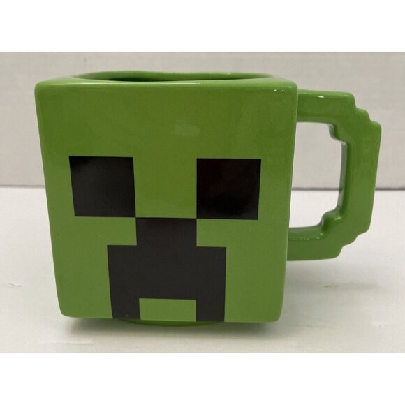 Minecraft | Dining | Minecraft Creeper Face Video Game Ceramic Coffee ...
